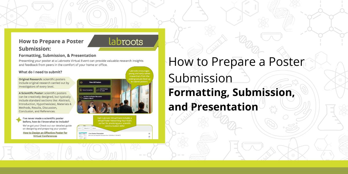 How to Prepare a Poster Submission: Formatting, Submission, & Presentation